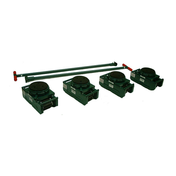 Hilman Rollers Nyton Sets | 40 Ton Swivel Locking Padded